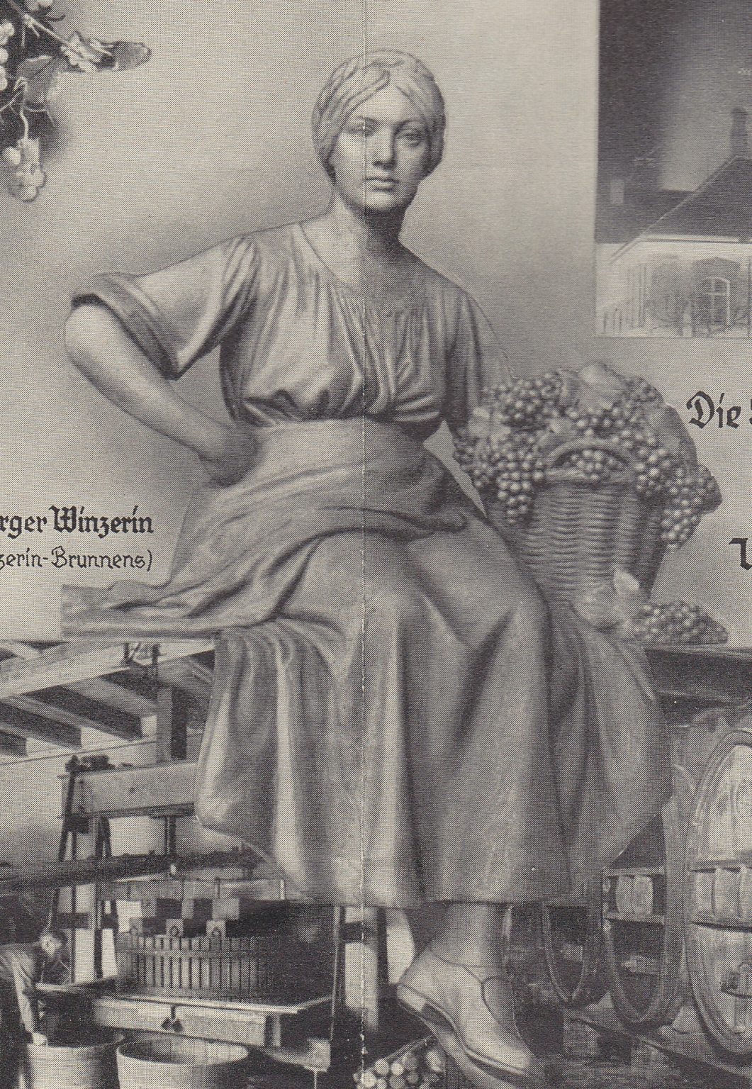 Skulptur der Winzerin Emma | visitzielonagora.pl